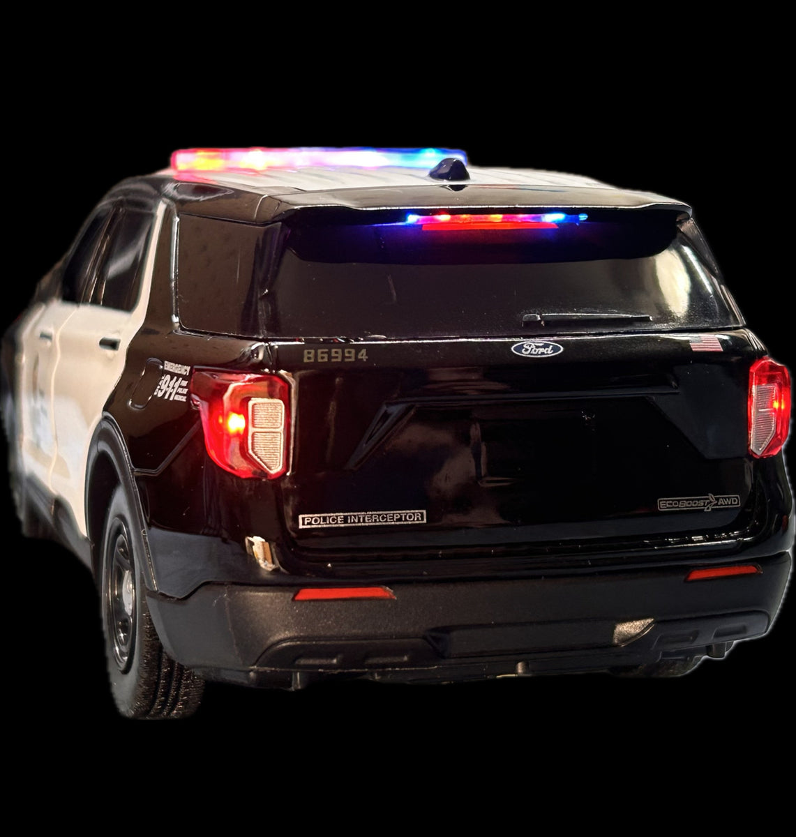 LAPD 1/24 Ford Explorer w/ working lights – Diecast Hero Police Customs